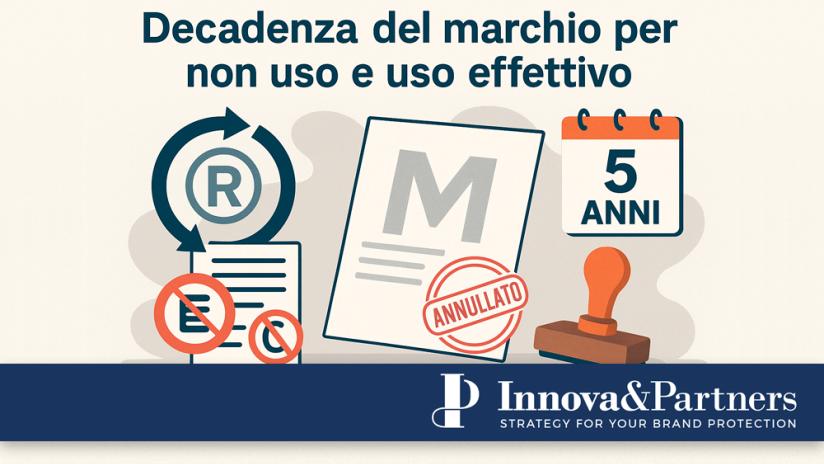 Decadenza del marchio per non uso e uso effettivo - Innova & Partners